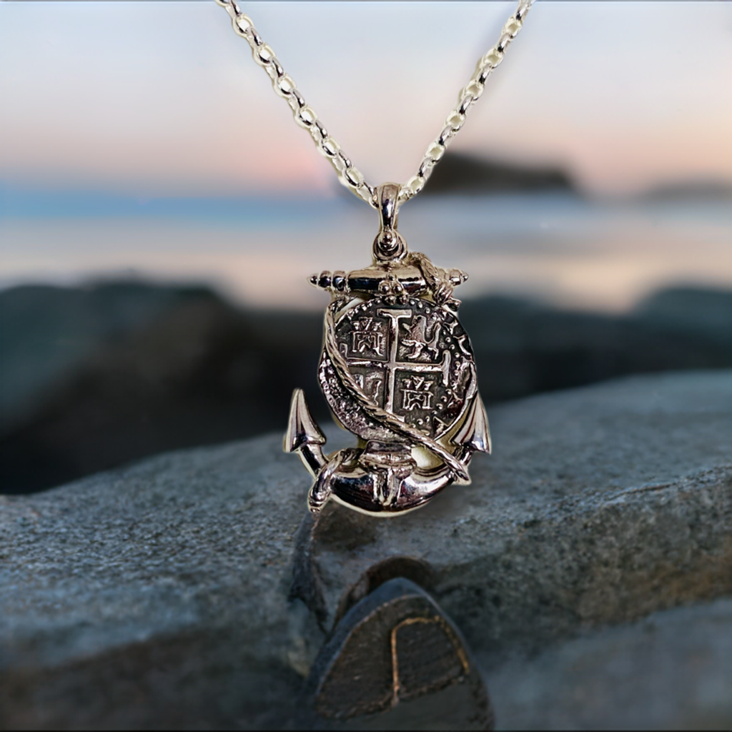 Atocha Shipwreck Jewelry - Anchor – Silver and Gold - Key West